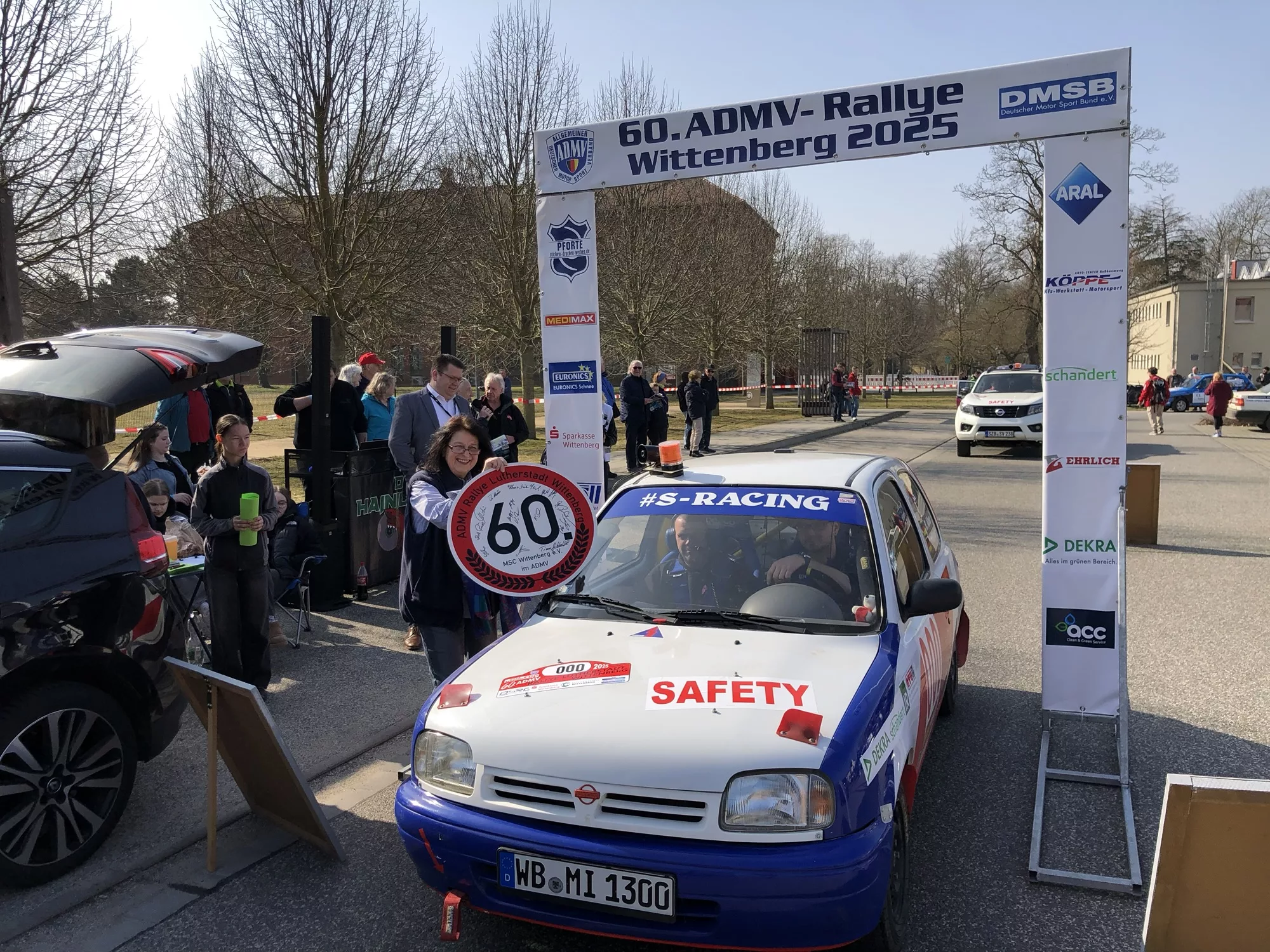 Die 60. ADMV-Rallye Lutherstadt Wittenberg ist in vollem Gange ...